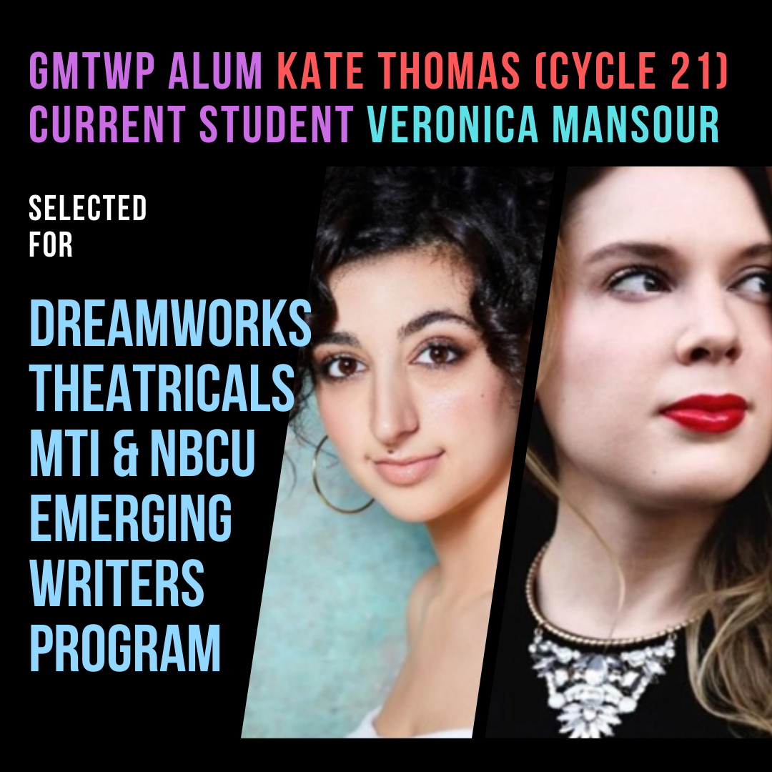 Program alum & student selected for DreamWorks Emerging Writers Program